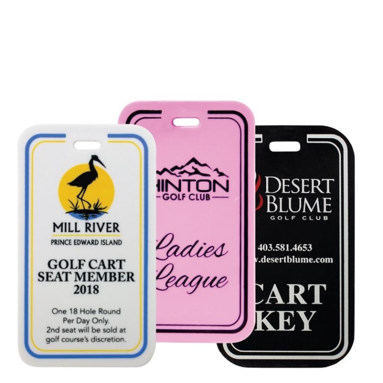 Plastic Bag Tags - Peter Wright Golf Agencies