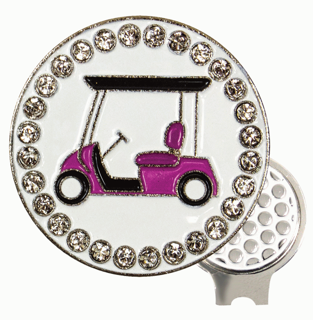 Golf Cart Bling Ball Marker & Cap Clip - Peter Wright Golf Agencies